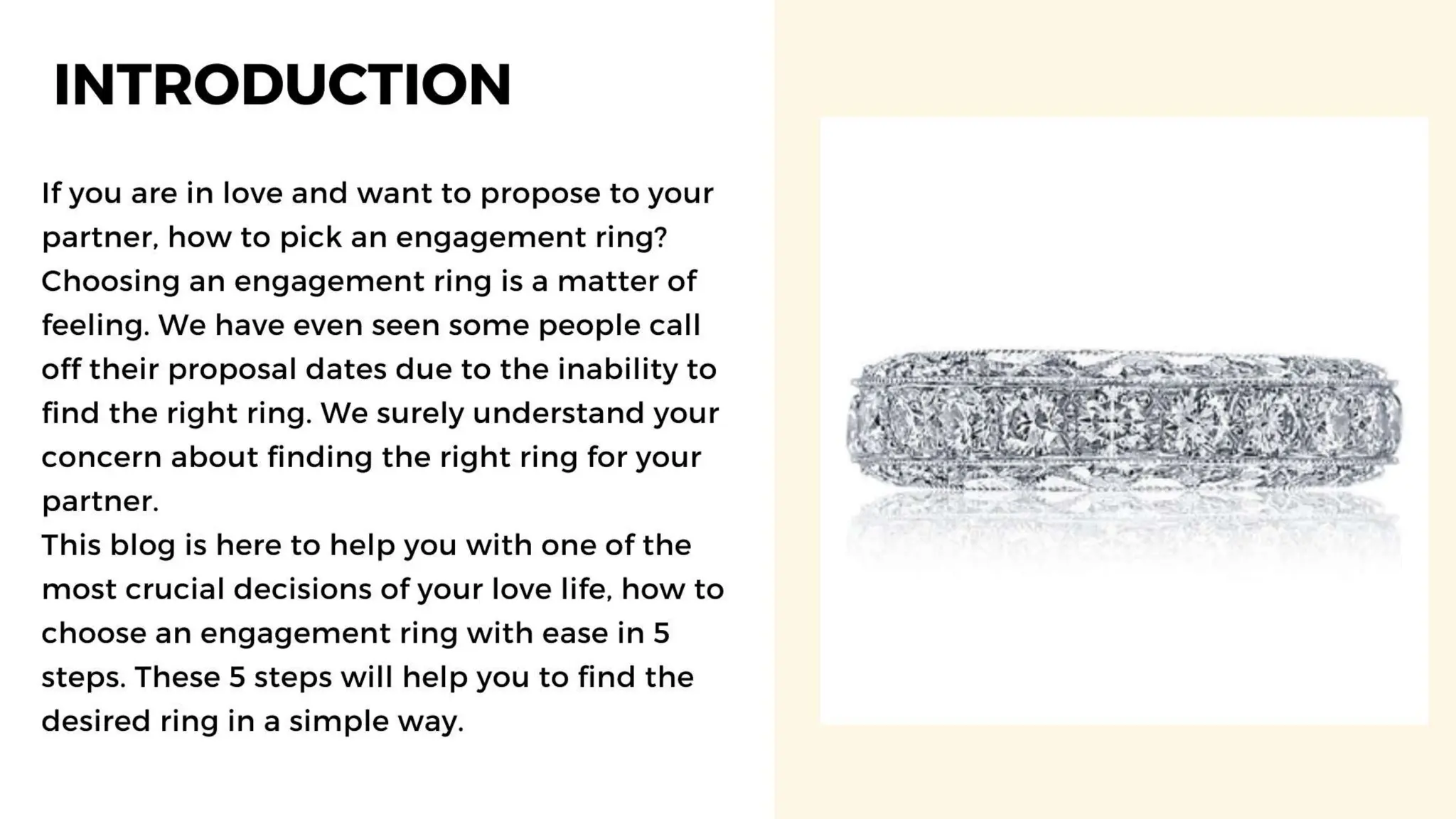 How to Pick to Perfect Engagement Ring? | PPT