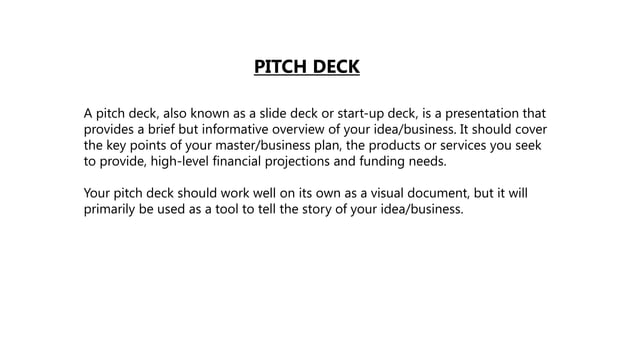 How to Pitch an Idea | PDF | Startups | Business