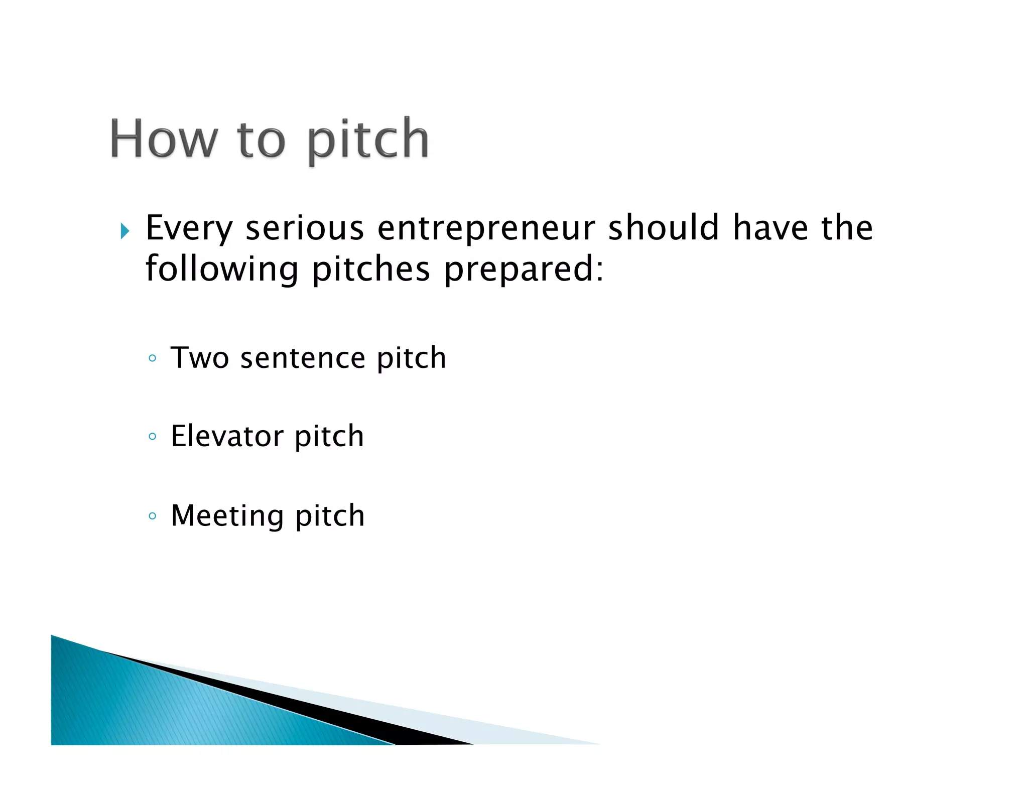 Introduction: How to Pitch | PPT
