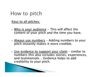 Introduction: How to Pitch | PPT