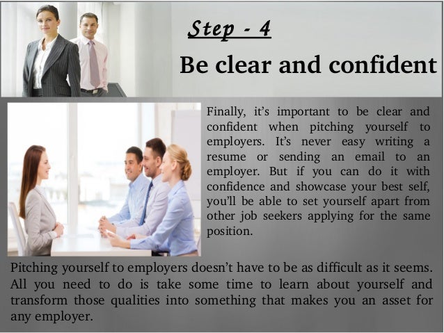 How to Pitch Yourself to Employers