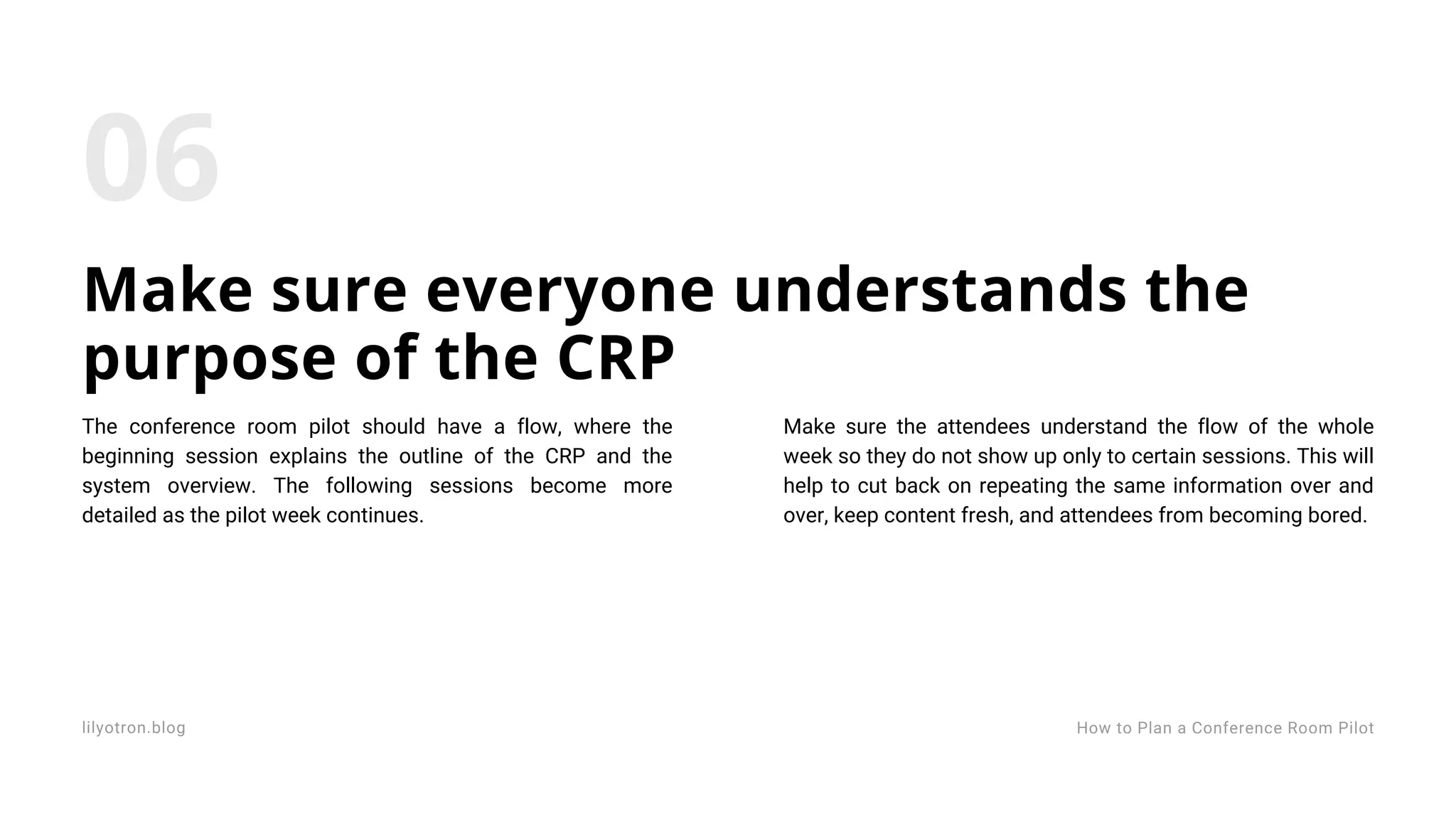 How to Plan a Conference Room Pilot | PDF