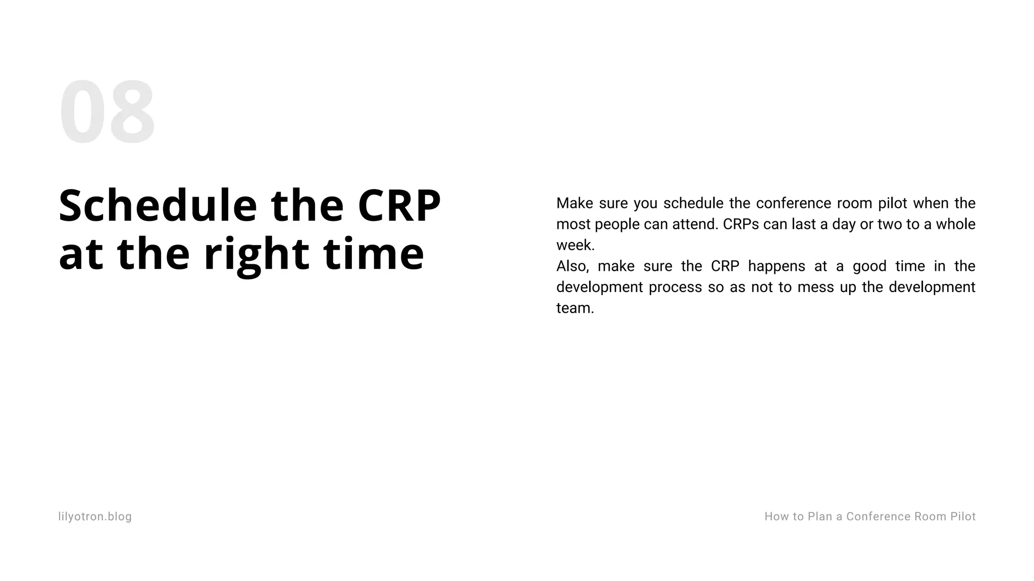 How to Plan a Conference Room Pilot | PDF