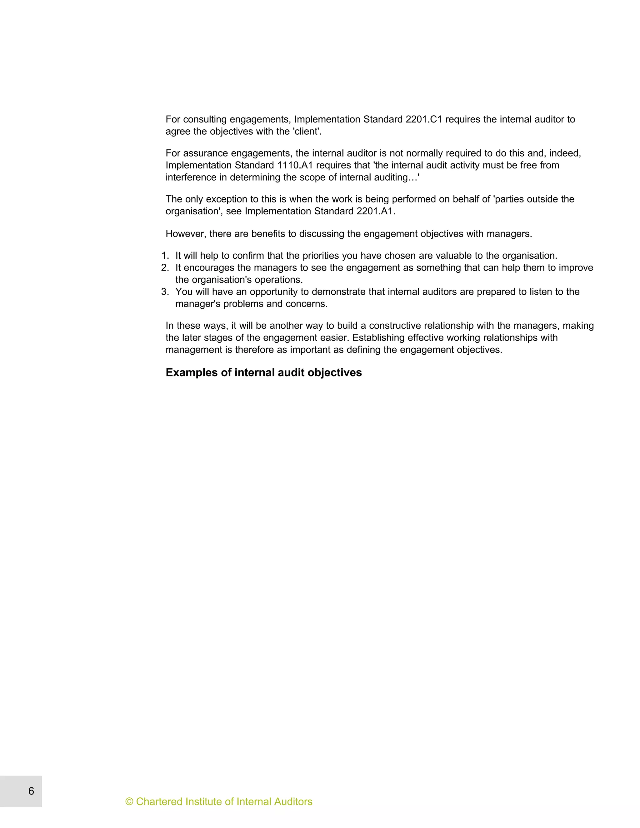 How to plan an audit engagement | PDF
