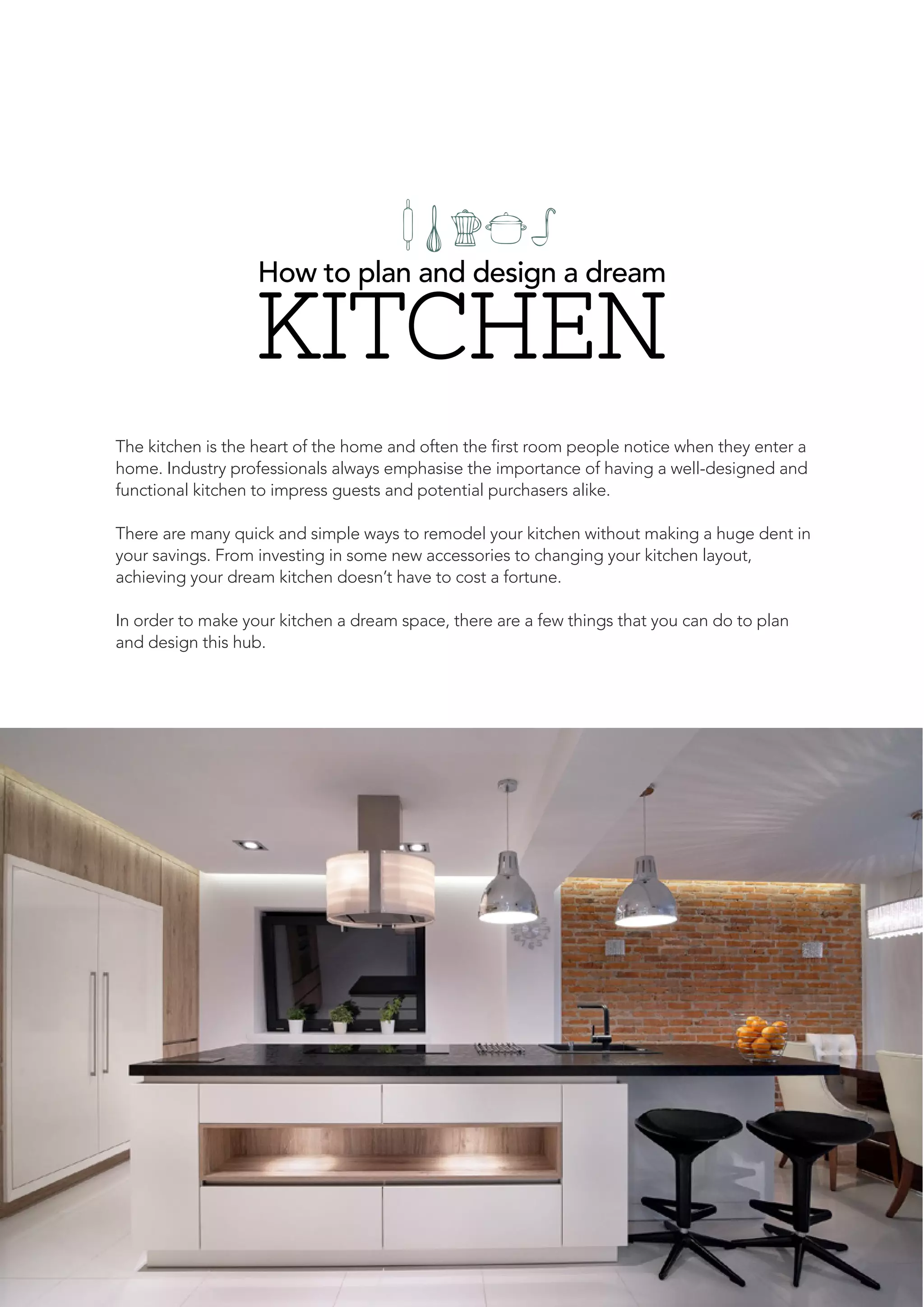 How to Plan and Design a Dream Kitchen | Kitchen Renovation Ideas | PDF ...