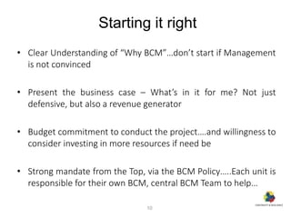 How to plan and manage a BCM and IT DR project | PDF