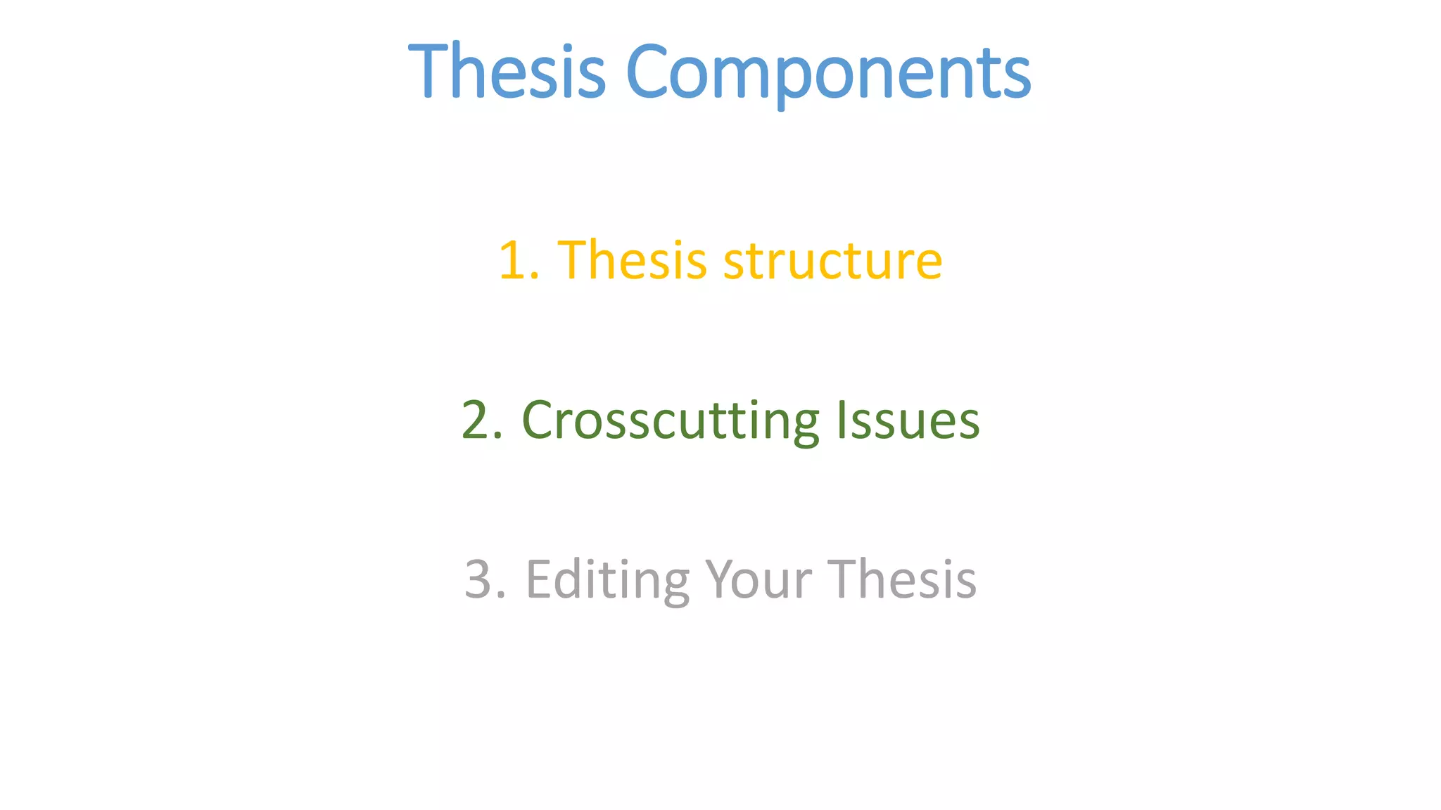 How to plan and write a synopsis and thesis | PPT