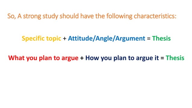 How to plan and write a synopsis and thesis | PPT | Education