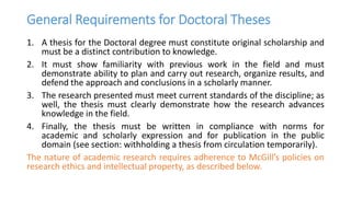 How to plan and write a synopsis and thesis | PPT