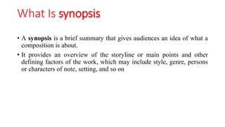 How to plan and write a synopsis and thesis | PPT