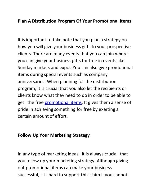 How to plan the best promotional strategy for your business using ...