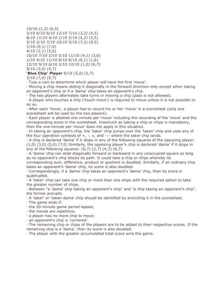 How to play | DOCX