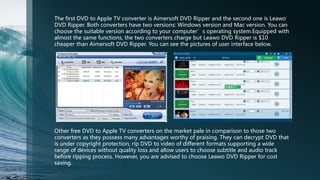 How to play dvd on apple tv | PPT