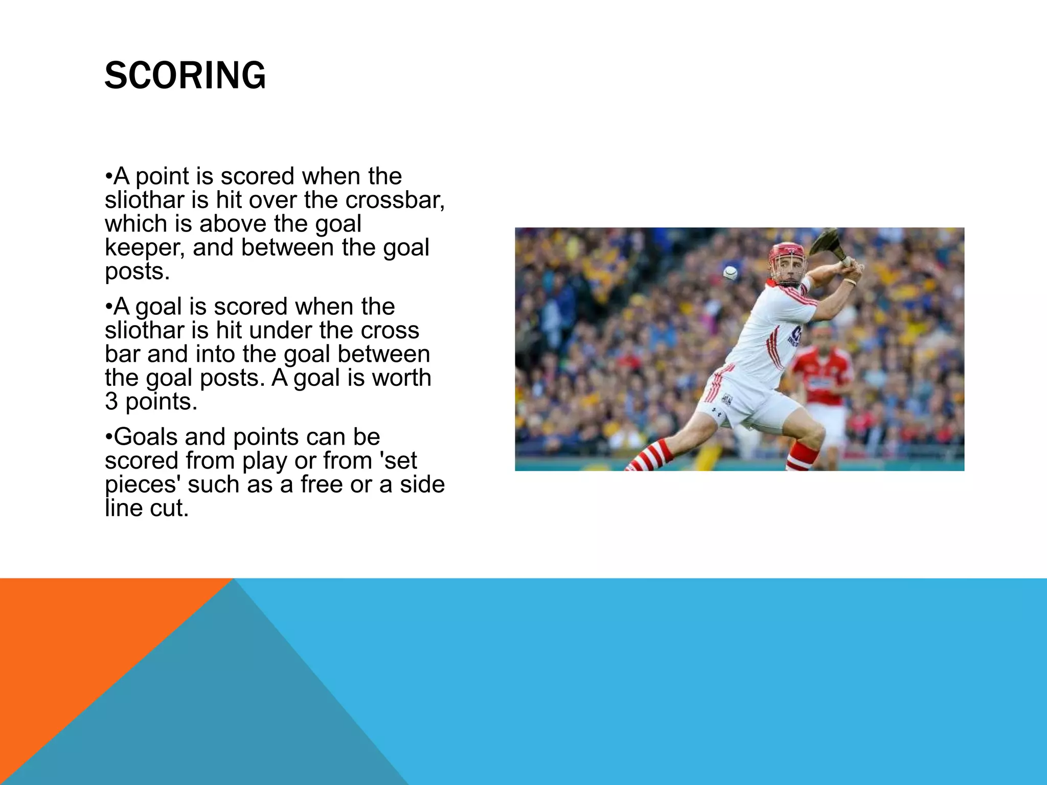 How to play hurling | PPT | Soccer | Sports