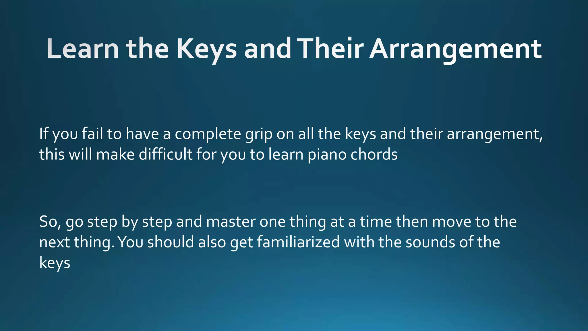 How to play piano for beginners | PPTX