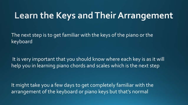 How to play piano for beginners | PPTX