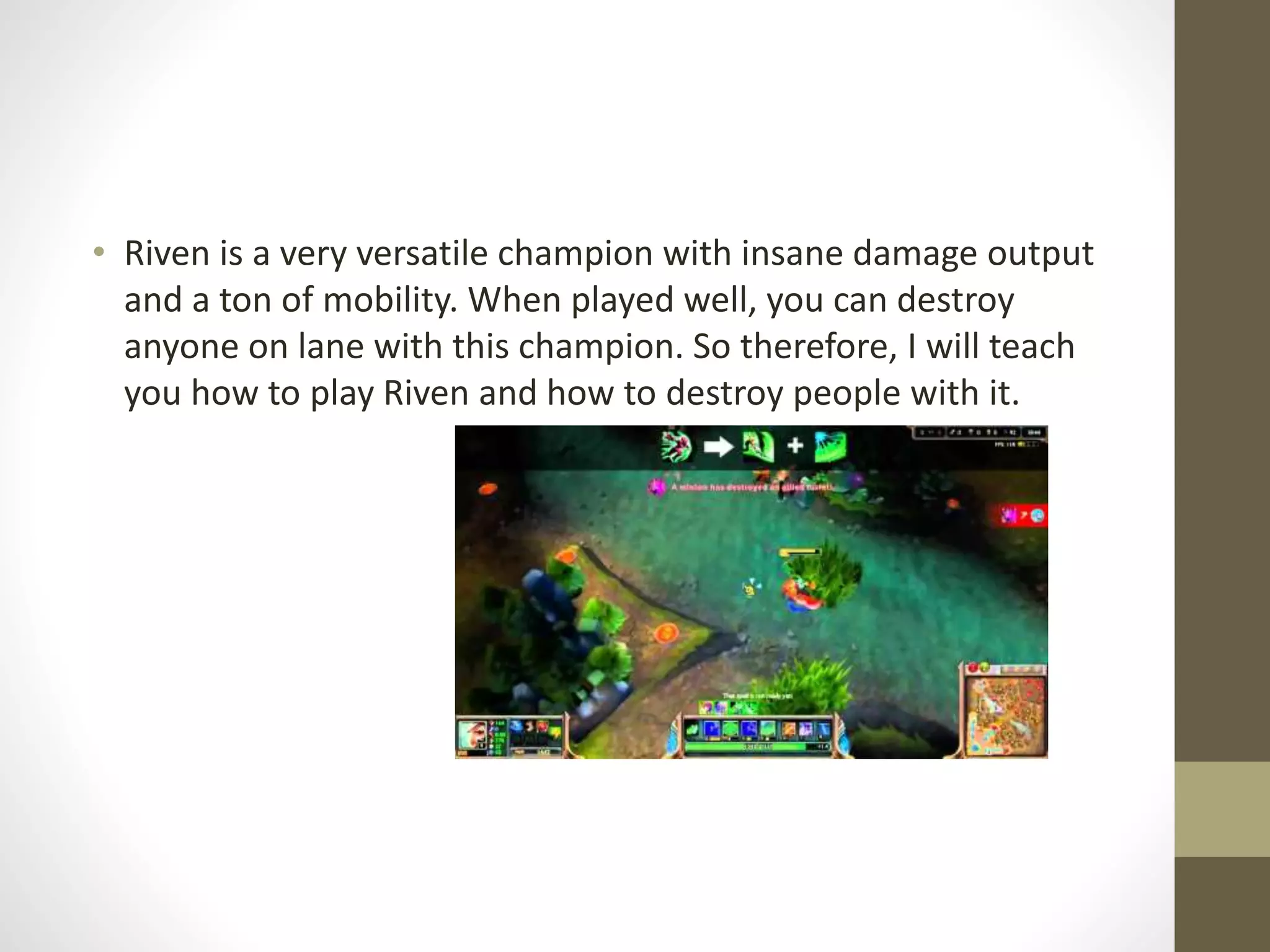 How to play riven | PPTX