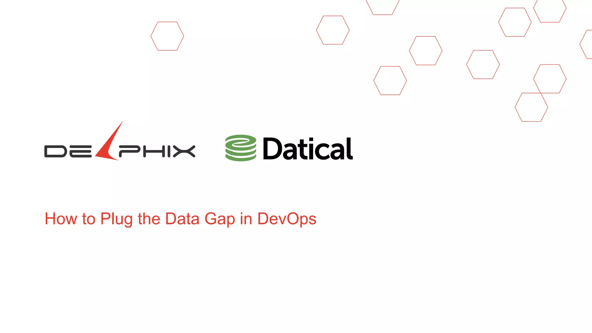 How to plug the data gap in DevOps | PPT