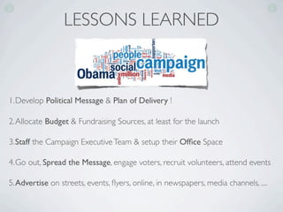 How to organise a political campaign | PDF