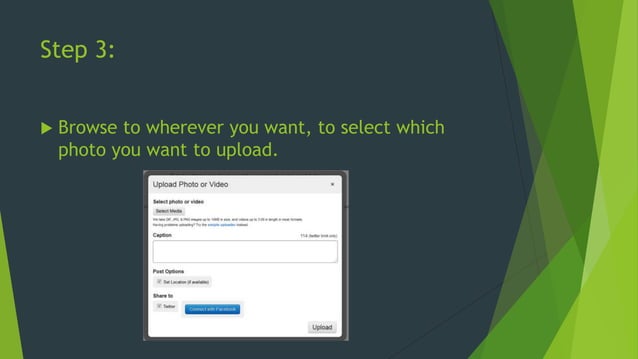 How to post a photo on twitter | PPT