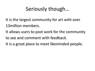 How to post to deviantART | PPTX