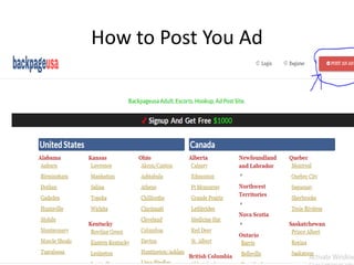 Backpageusa Site Similar to Bedpage | PPT