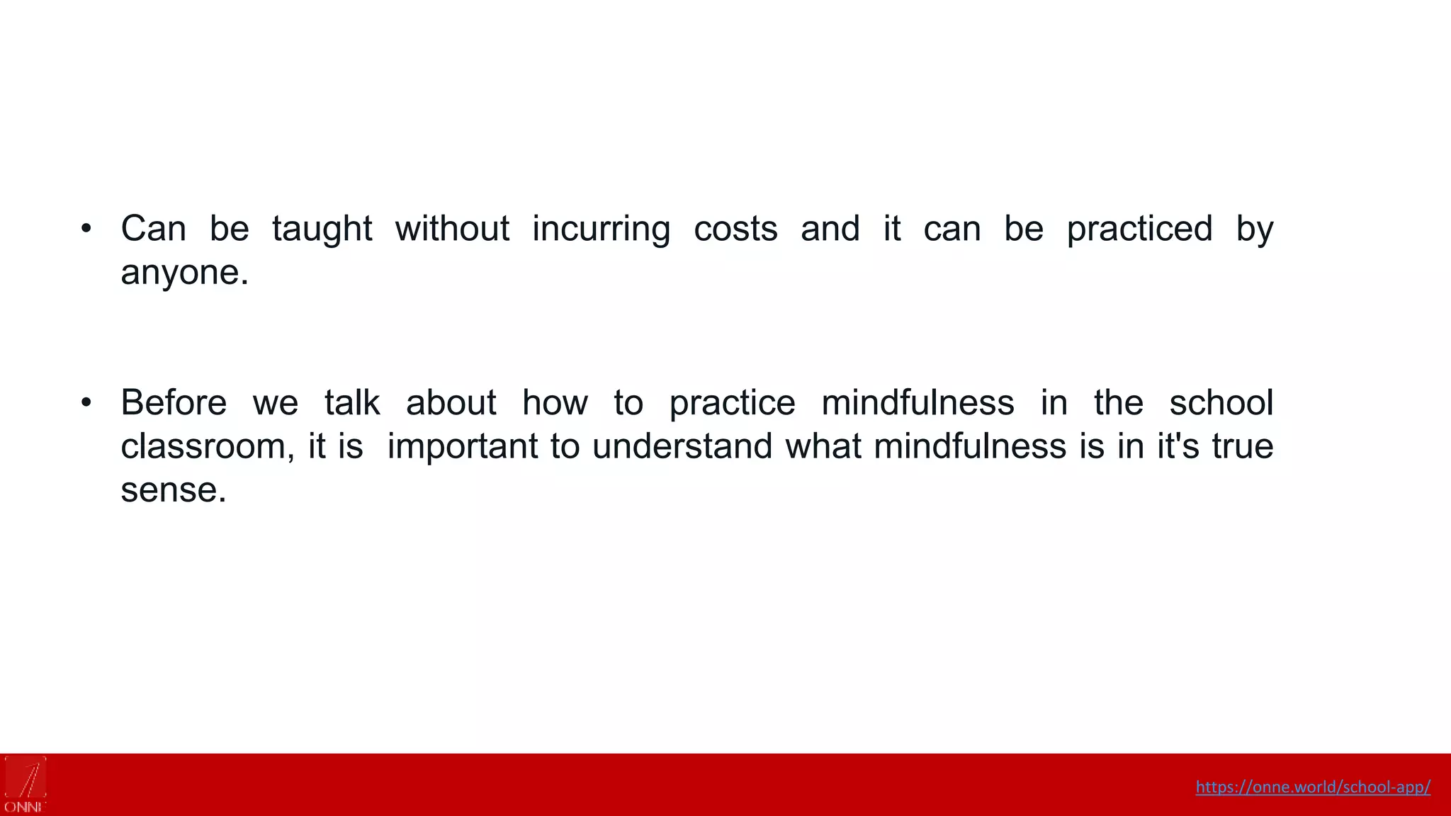 How to practice mindfulness in school classroom | PPTX