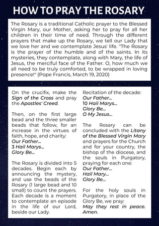 How to pray the rosary | PDF
