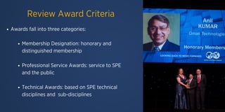 SPE Awards: How to prepare an effective award nomination | PDF