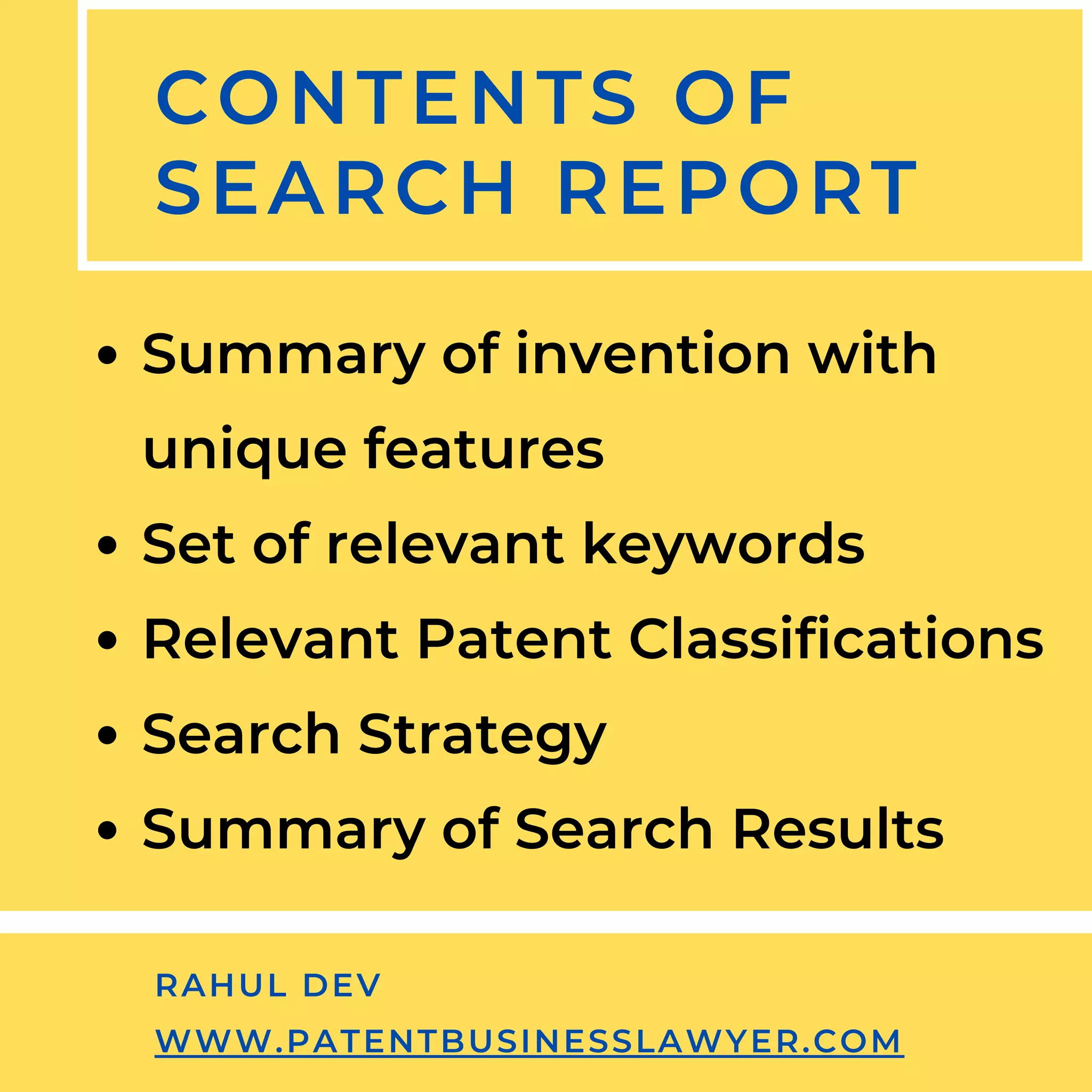 How to Prepare a Patent Search Report | PDF