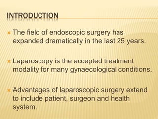 How to prepare a patient for laparoscopy ? | PPT