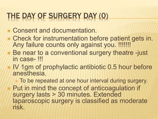 How to prepare a patient for laparoscopy ? | PPT