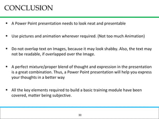 How To Prepare A Basic Training Module | PPTX