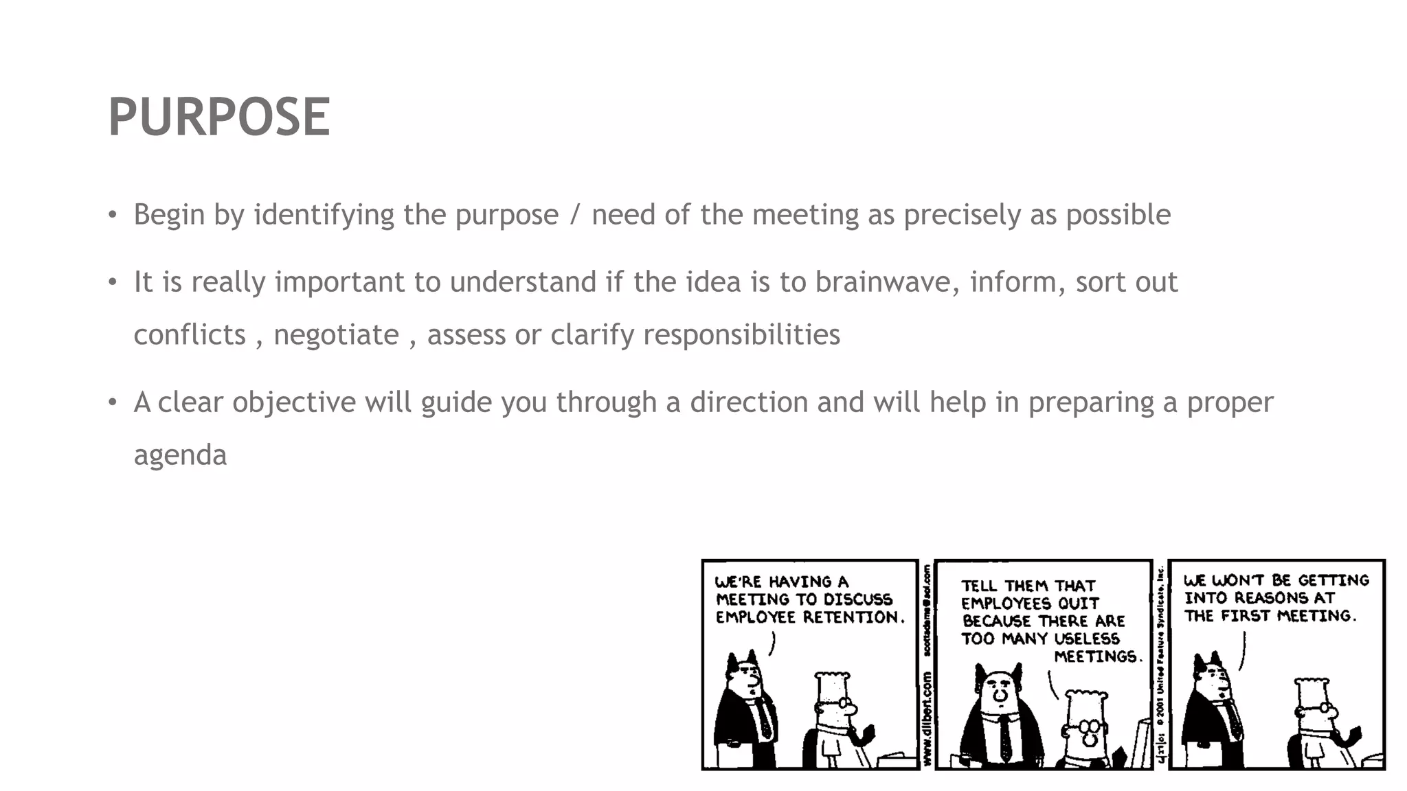 How to prepare for a meeting | PPTX