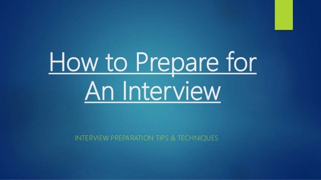 How to Prepare for An Interview.pptx | Internet for Beginners | Internet