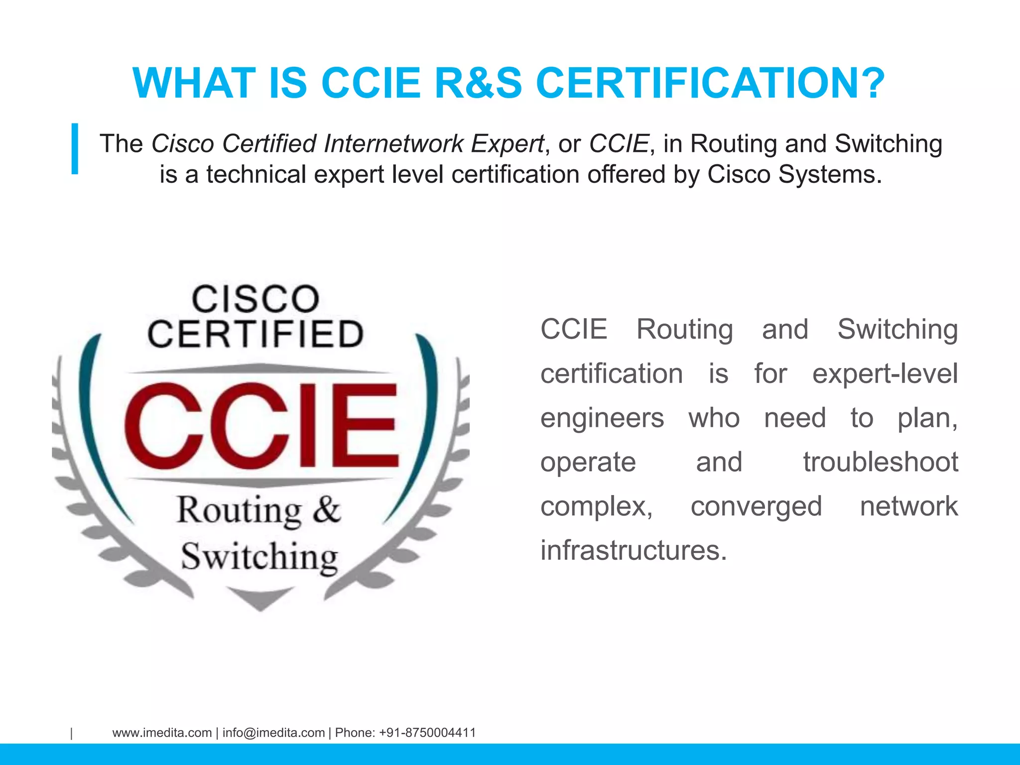 How to prepare for CCIE Routing and Switching Certification | PPTX