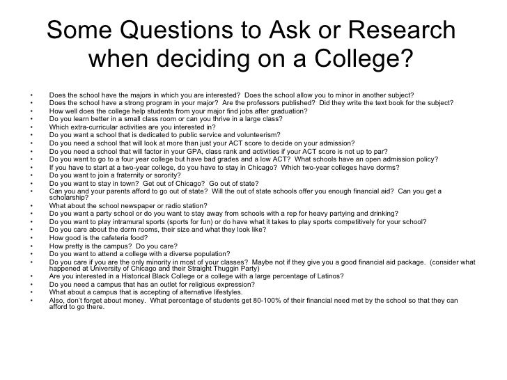 How To Prepare For College