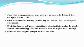How to Prepare for Crisis | PPTX