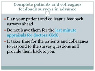 How to prepare for revalidation of doctors? | PPTX