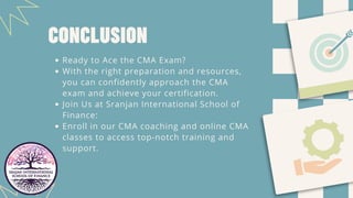 How to Prepare for the CMA Exam Study Tips and Resources | PPT