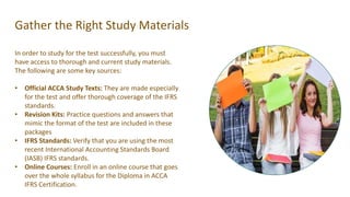 How to Prepare for the Diploma in ACCA IFRS Certificate Exam.pptx
