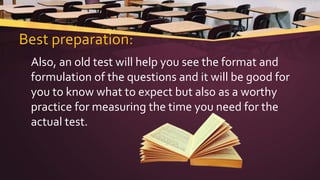How to prepare for the exam | PPSX