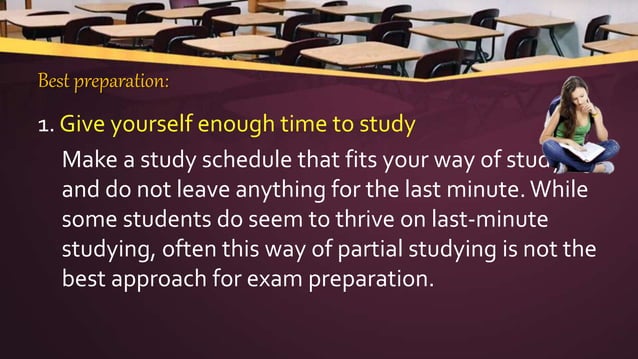 How to prepare for the exam | PPSX