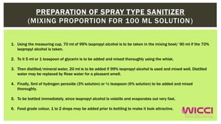 How to prepare hand sanitizer at home | PPTX