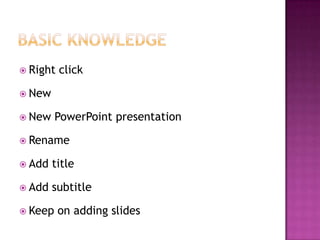 How to prepare powerpoint presentation | PPTX