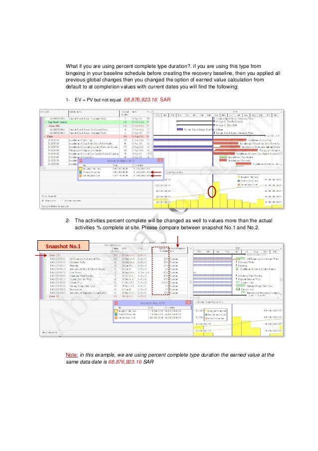 How to prepare recovery or revised schedule rev.2