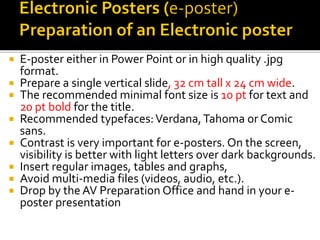An effective poster is camera of your work | PPT