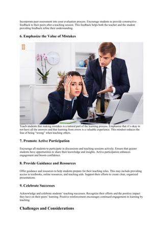 9 Best Ways To Prepare Students For Learning By Teaching | Future ...