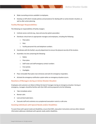 How to prepare your business for an active shooter | PDF