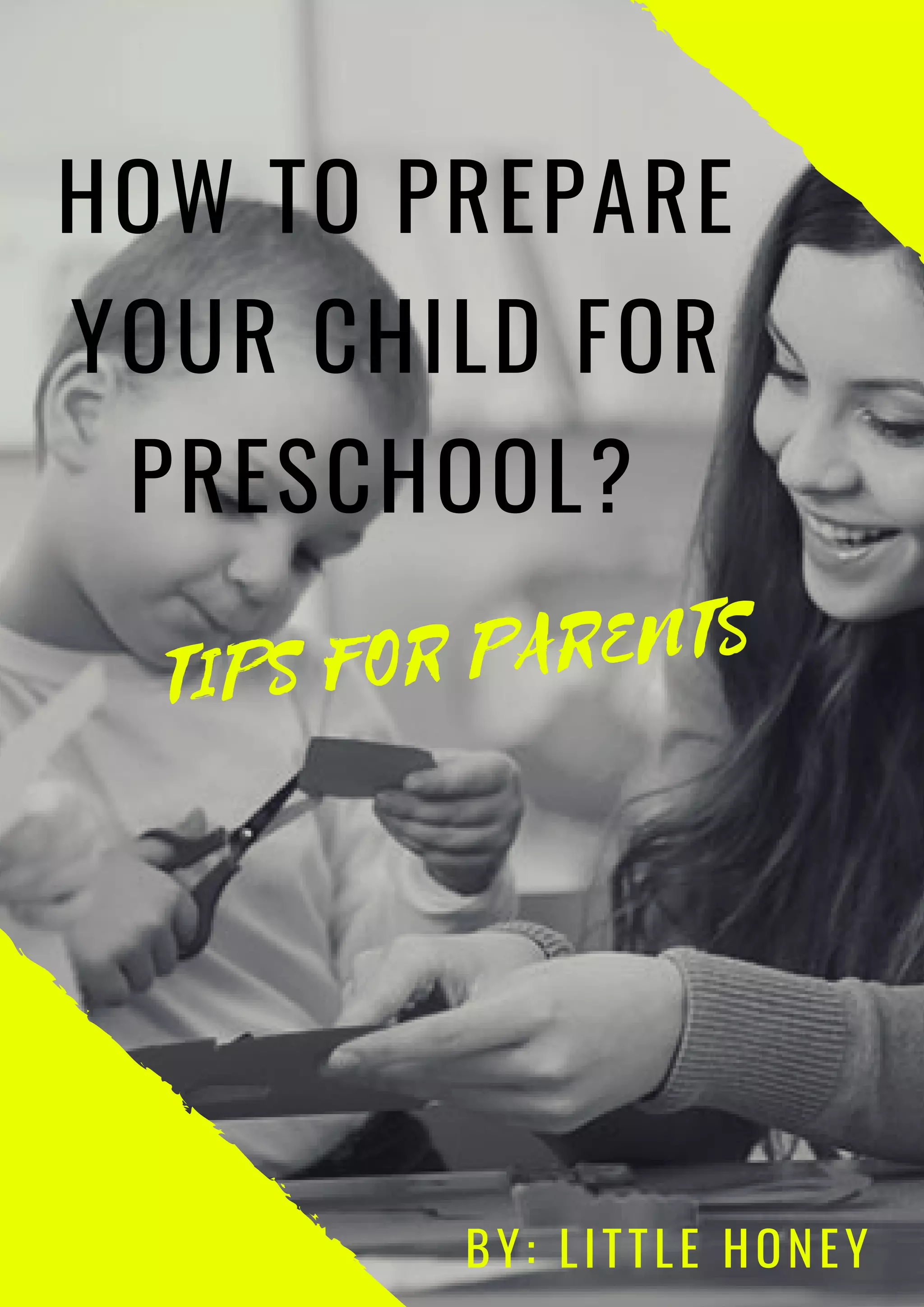 How to prepare your child for preschool tips for parents | PDF ...